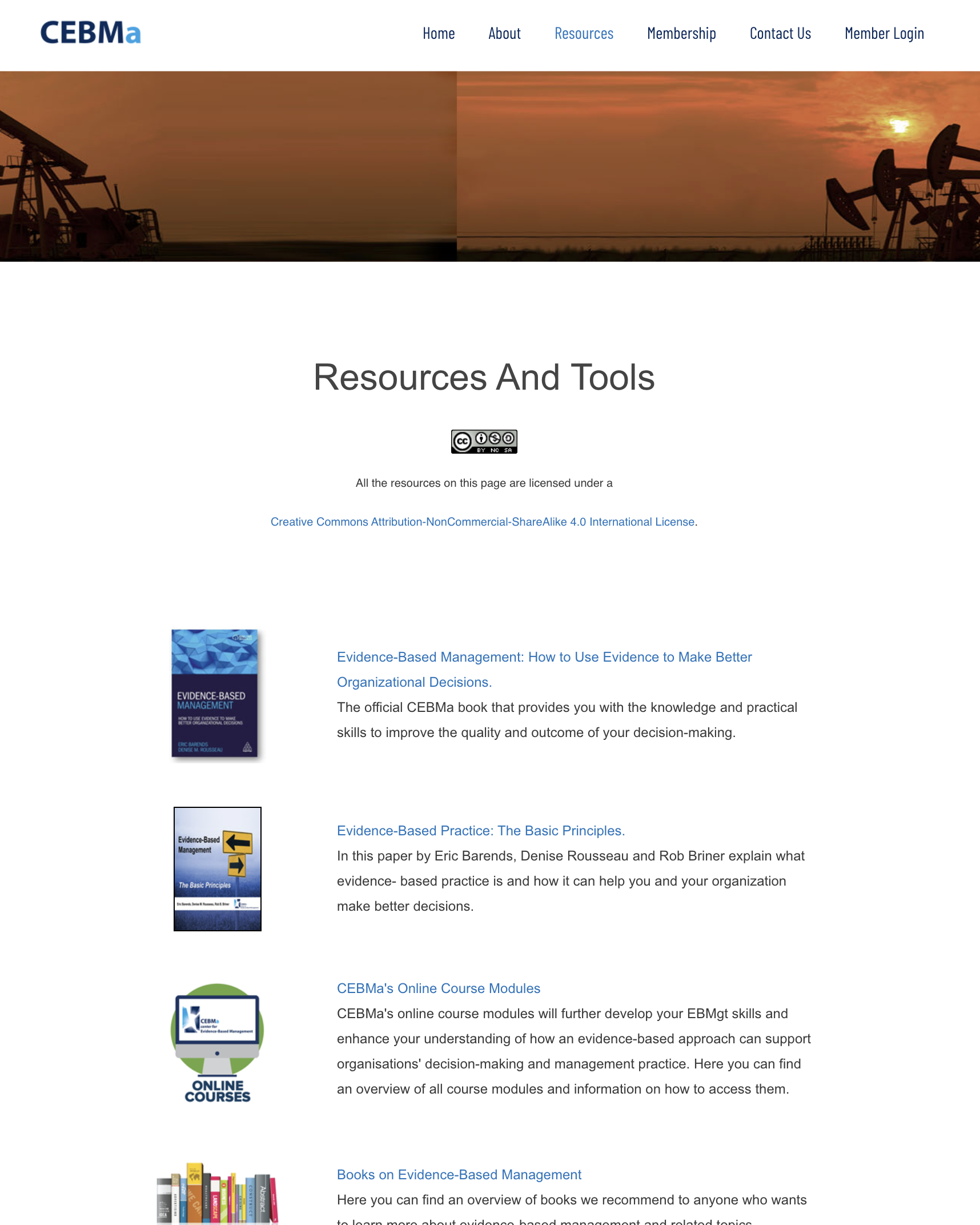 Center for Evidence-Based Management's (CEBMa) Resources and Tools ...