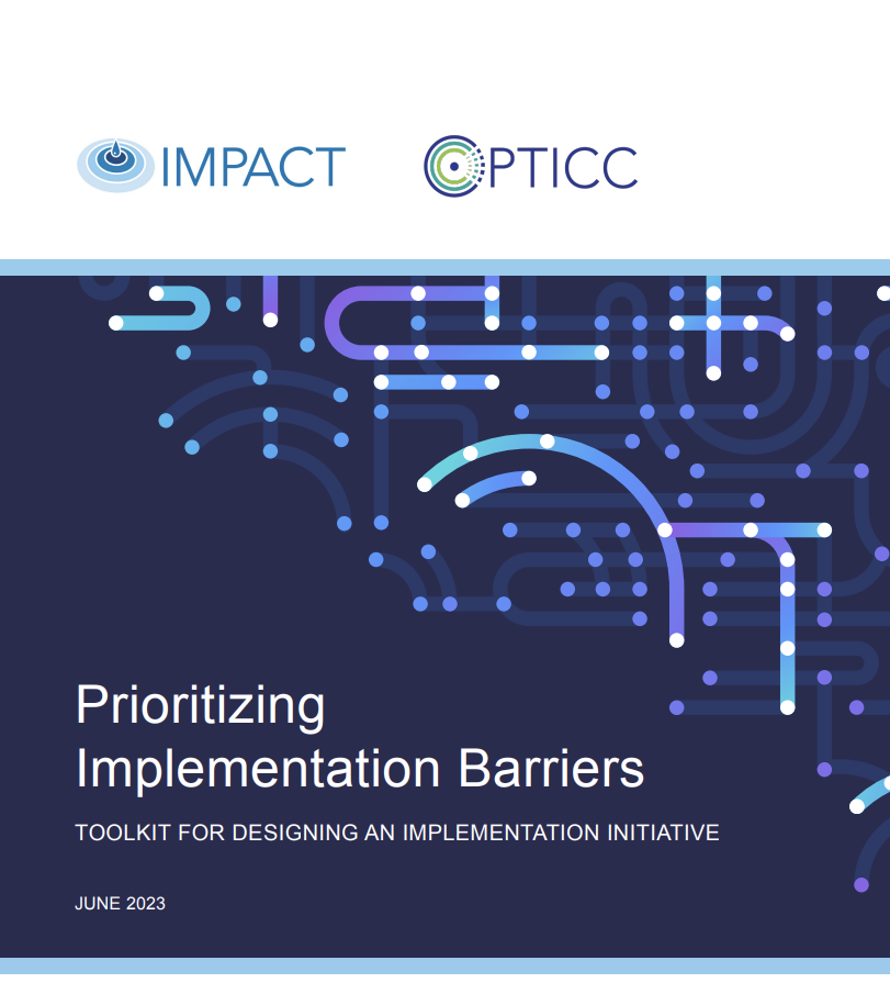 Prioritizing Implementation Barriers – A Toolkit for Designing an Implementation Initiative ...